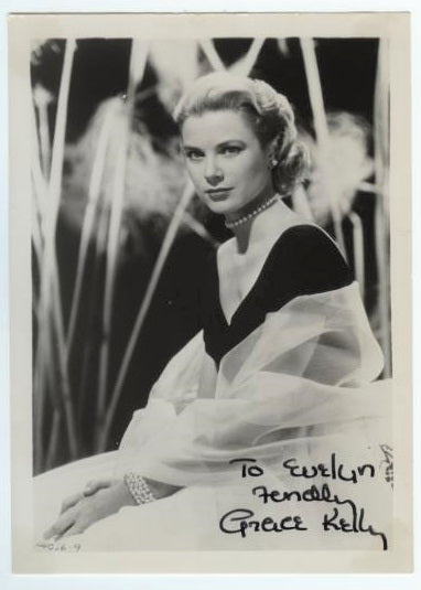 Grace Kelly Autographed Photo – Leading Lights Autographs