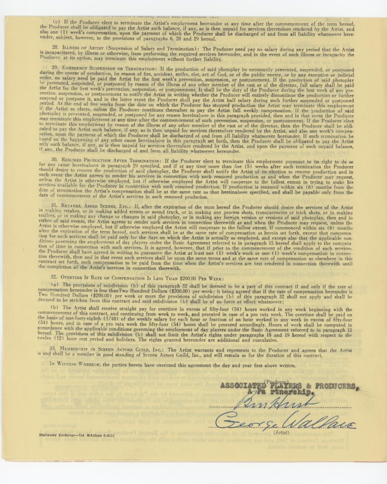 George Wallace (Science Fiction and Western Actor; Commando Cody in Ra ...