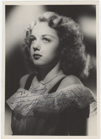 Marguerite Campbell (Forties Starlet and Goldwyn Girl) Autographed Pho ...