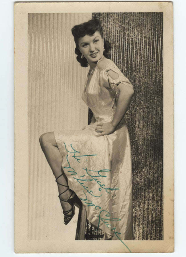 M'liss McClure (Early Fifties Starlet) Autographed Postcard Photo ...
