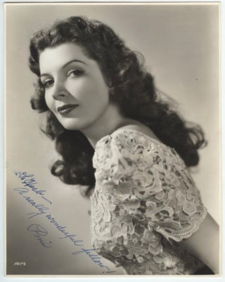 Jane Adams (Poni Adams; Universal Horror Starlet) Autographed Photo ...