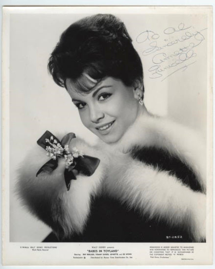 Annette Funicello Autographed Photo – Leading Lights Autographs