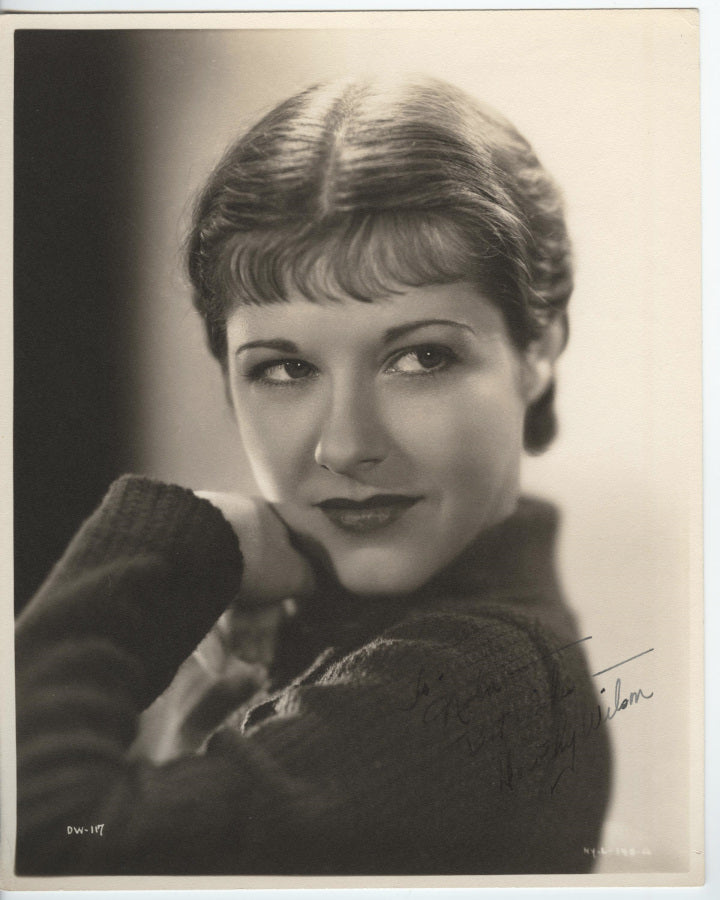 Dorothy Wilson (Pre-Code Starlet) Autographed Photo – Leading Lights ...