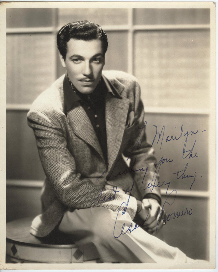 Cesar Romero Autographed Photo – Leading Lights Autographs