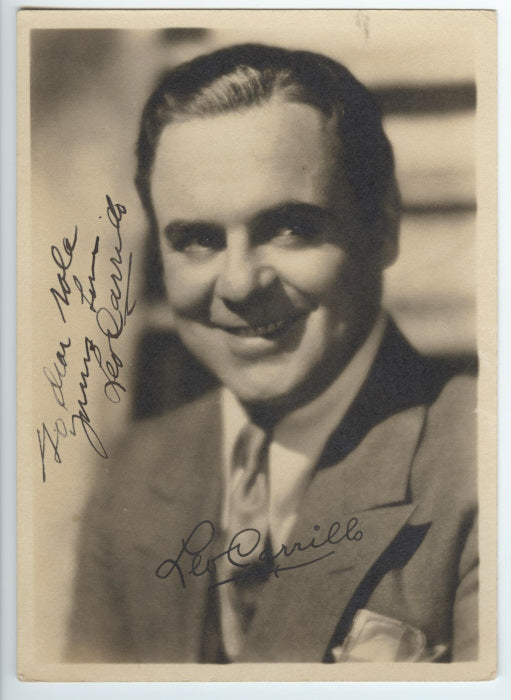 Leo Carillo (The Cisco Kid TV Series) Autographed Photo – Leading ...