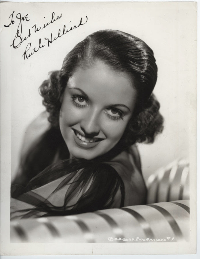 Ruth Hilliard (Earl Carroll Showgirl in Murder at the Vanities) Autogr ...
