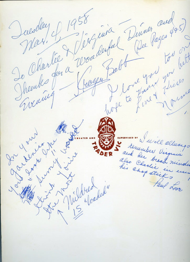 Kroger Babb (Exploitation Film Director, Mom and Dad) Autograph ...