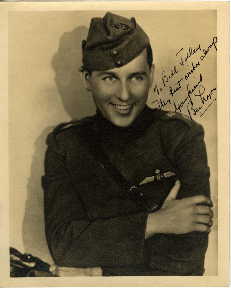 Ben Lyon Autographed Photo – Leading Lights Autographs